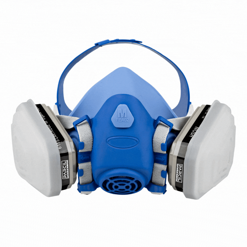 UltraSeal Half-Face Respirator with ProGuard OV/P95 Organic Vapor Bayo