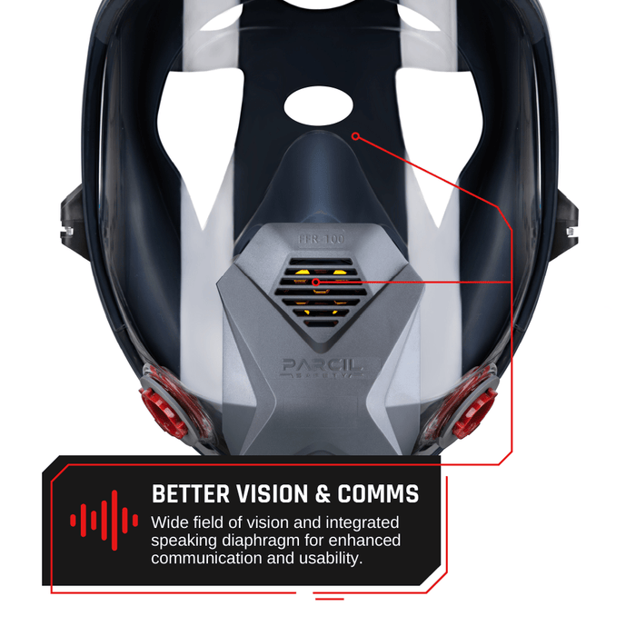 FFR-100 Bayonet Full-Face Respirator with DualGuard A2P3 R Cartridge S