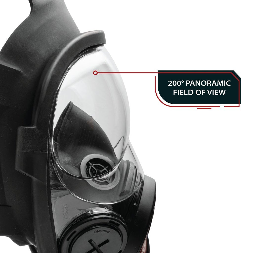 NB-100 Tactical Gas Mask - Full Face Respirator with 40mm Defense Filt