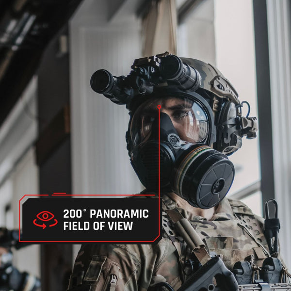 NB-100 Tactical Gas Mask for Full Face Protection | Parcil Safety