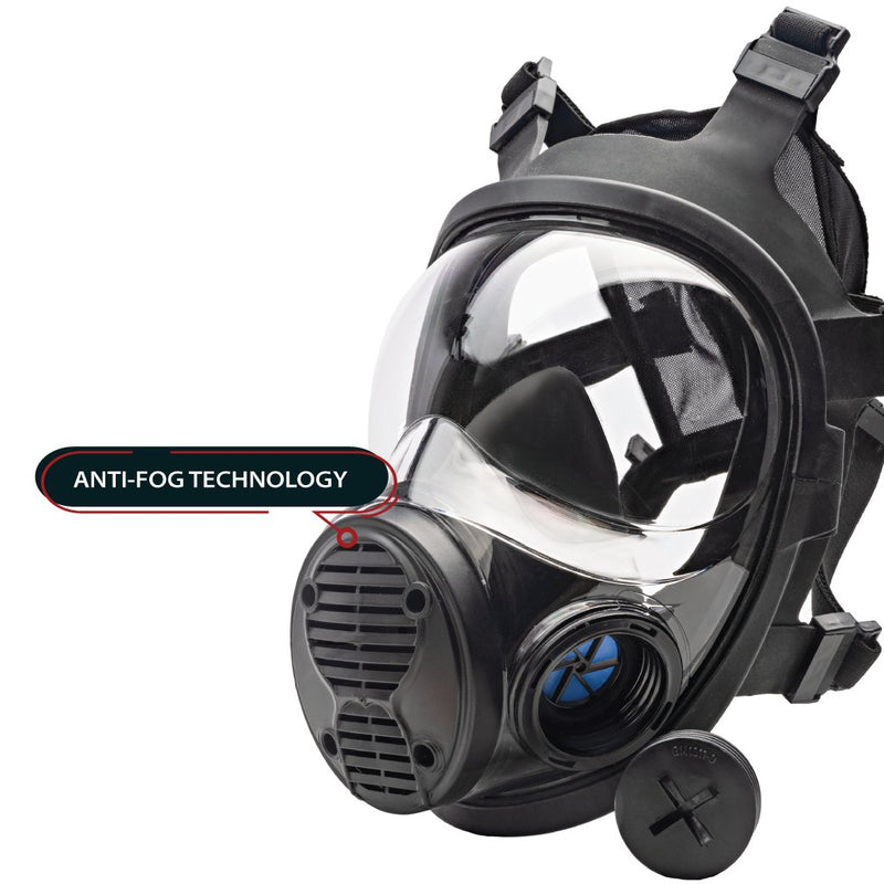 NB-100 Tactical Gas Mask - Full Face Respirator with 40mm Defense Filt