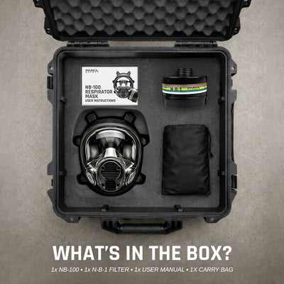 NB-100 Tactical Gas Mask | Respirator by Parcil Safety