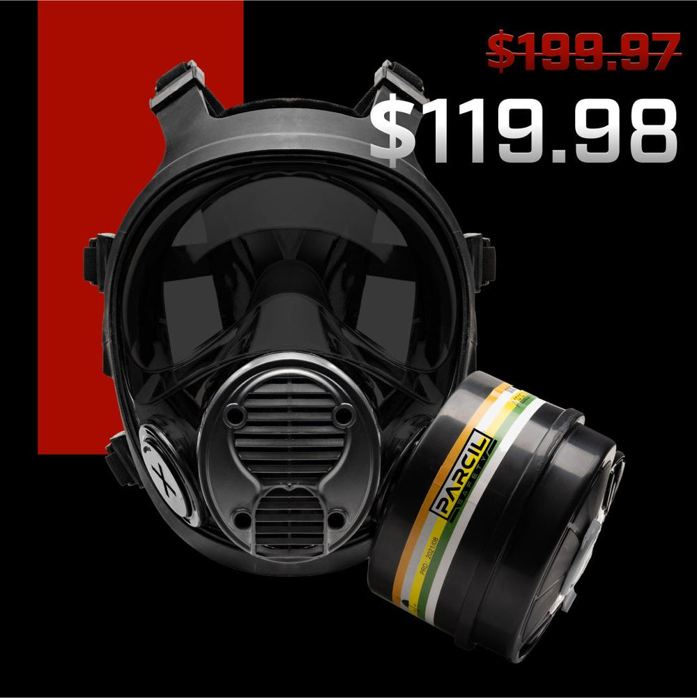 NB-100 Tactical Gas Mask | Respirator by Parcil Safety