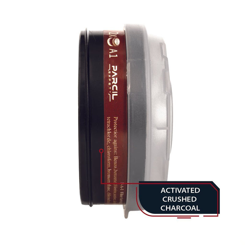 PD-100 Gas Mask for Full Face Protection | Parcil Safety