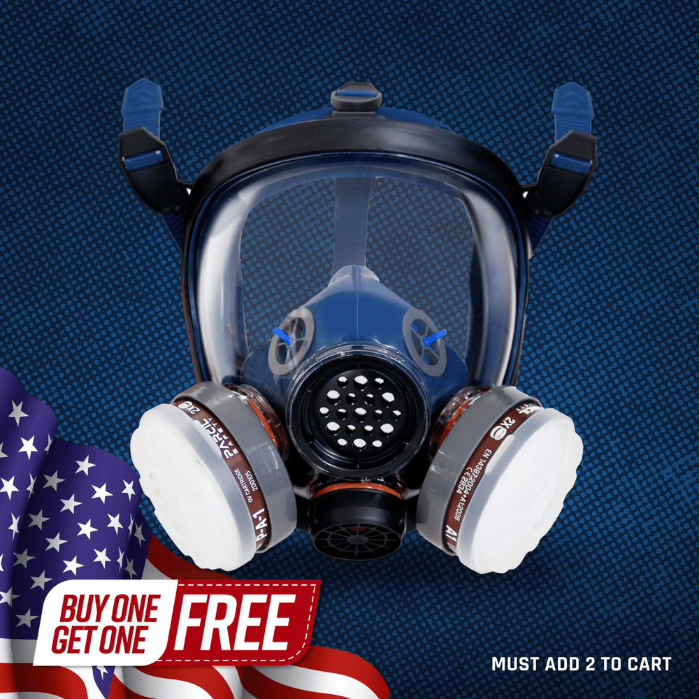 PD-100 Gas Mask for Full Face Protection | Parcil Safety