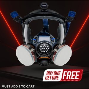 PD-100 Gas Mask for Full Face Protection | Parcil Safety