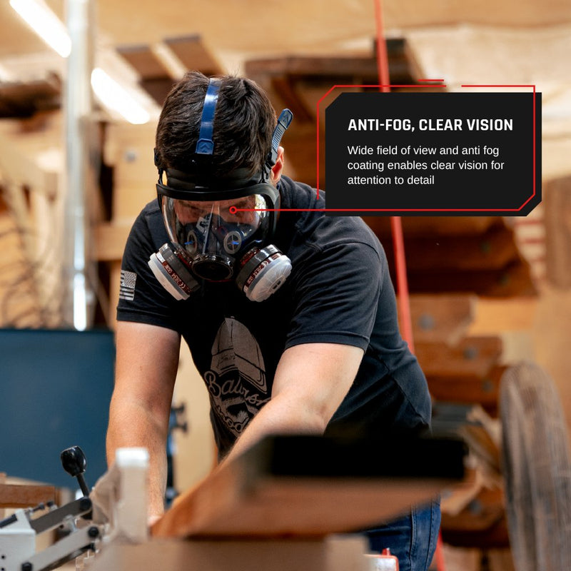 PD-100 Gas Mask for Full Face Protection | Parcil Safety