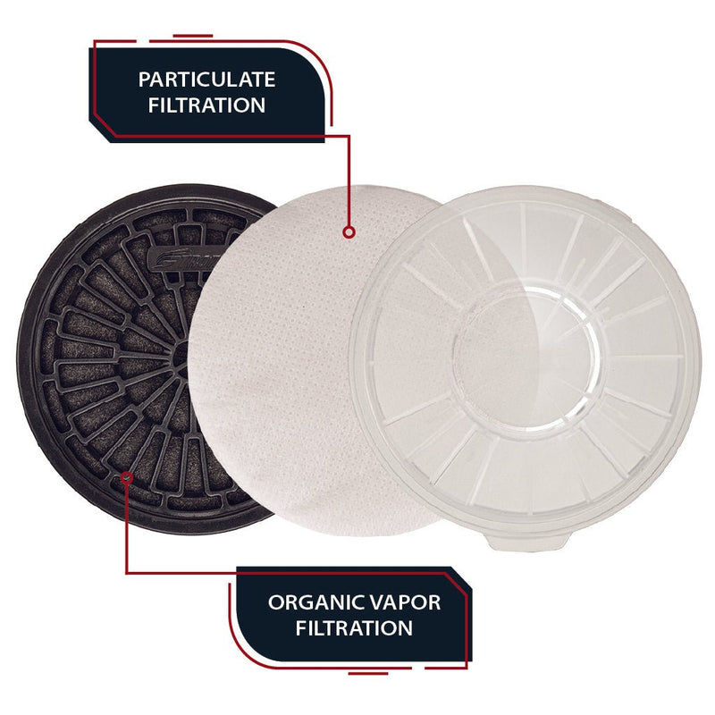 PD-100 Smoke Black Full Face Respirator | Parcil Safety