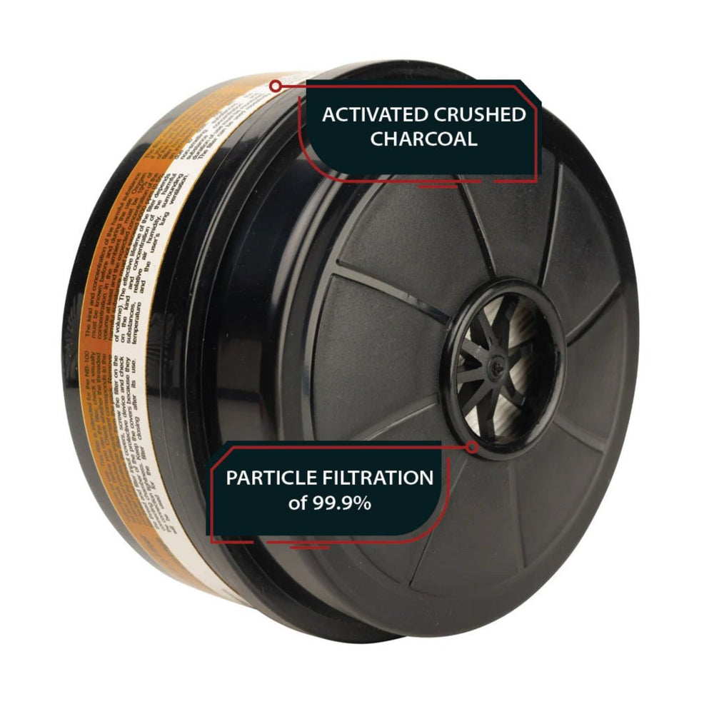 P-D-1 40mm Gas Mask Filter Canister | Parcil Safety