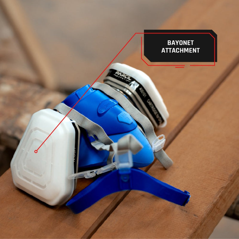 UltraSeal Half-Face Respirator with ProGuard OV/P95 Organic Vapor Bayo